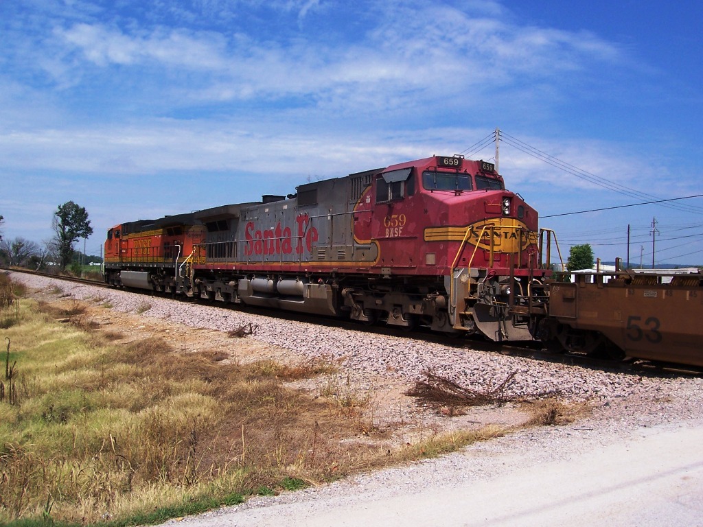 BNSF 659 ATSF PAIST